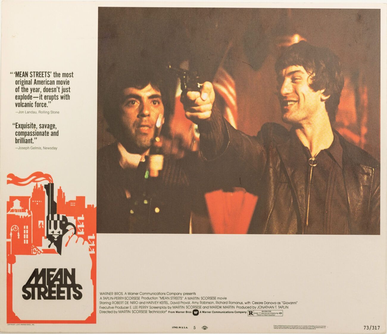 Mean Streets 1973 Vintage Lobby Card #1 - Galerie Prints - Premium Photographic Prints