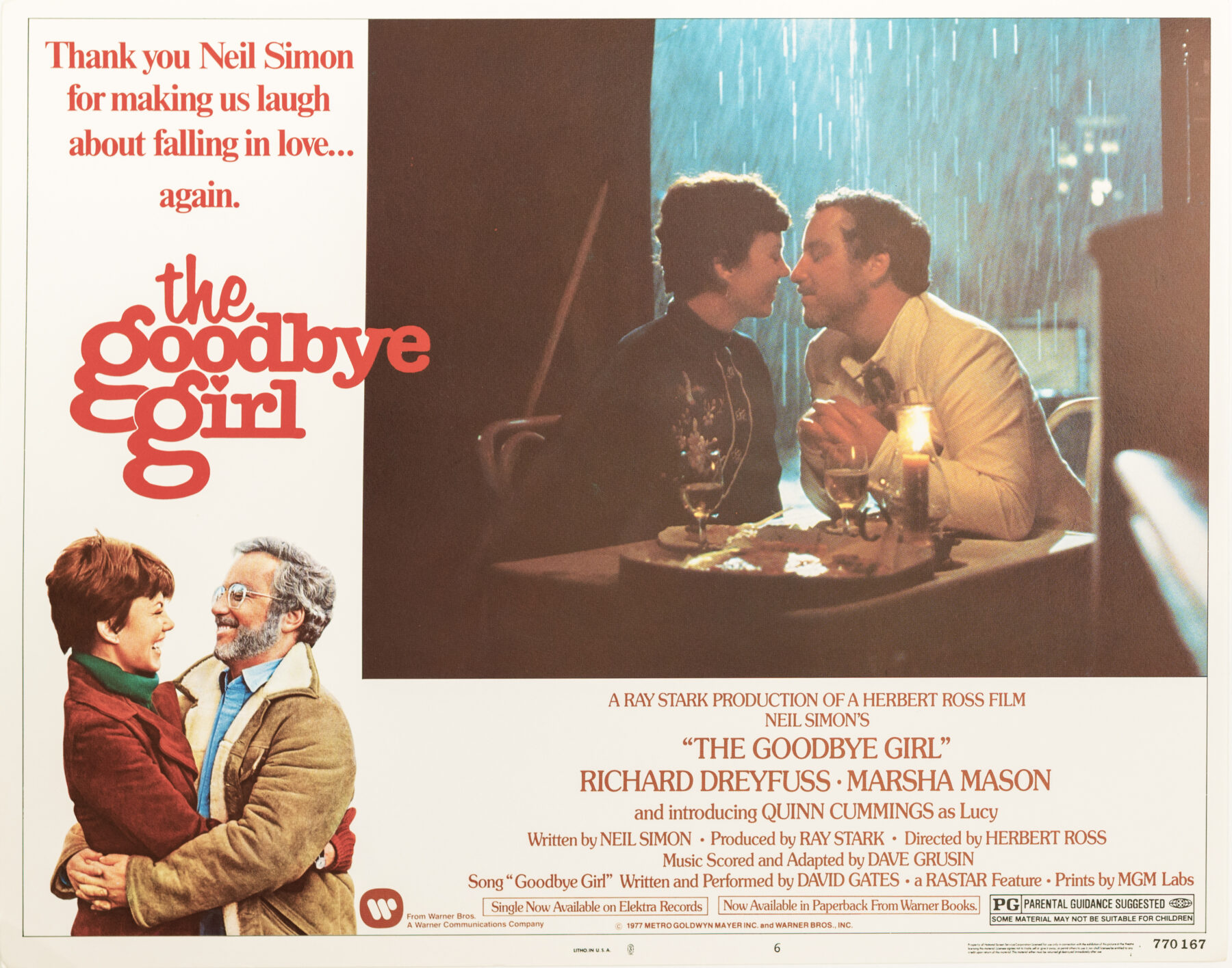 The Goodbye Girl 1977 Vintage Lobby Card #3 - Galerie Prints - Premium ...