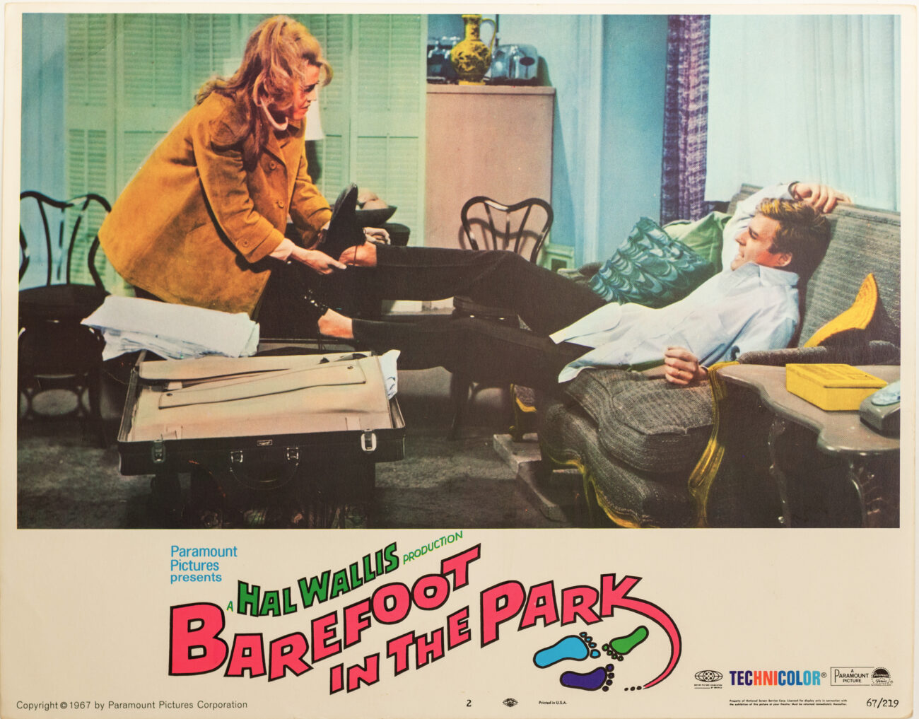 Barefoot in the Park 1967 Vintage Lobby Card #2 - Galerie Prints ...