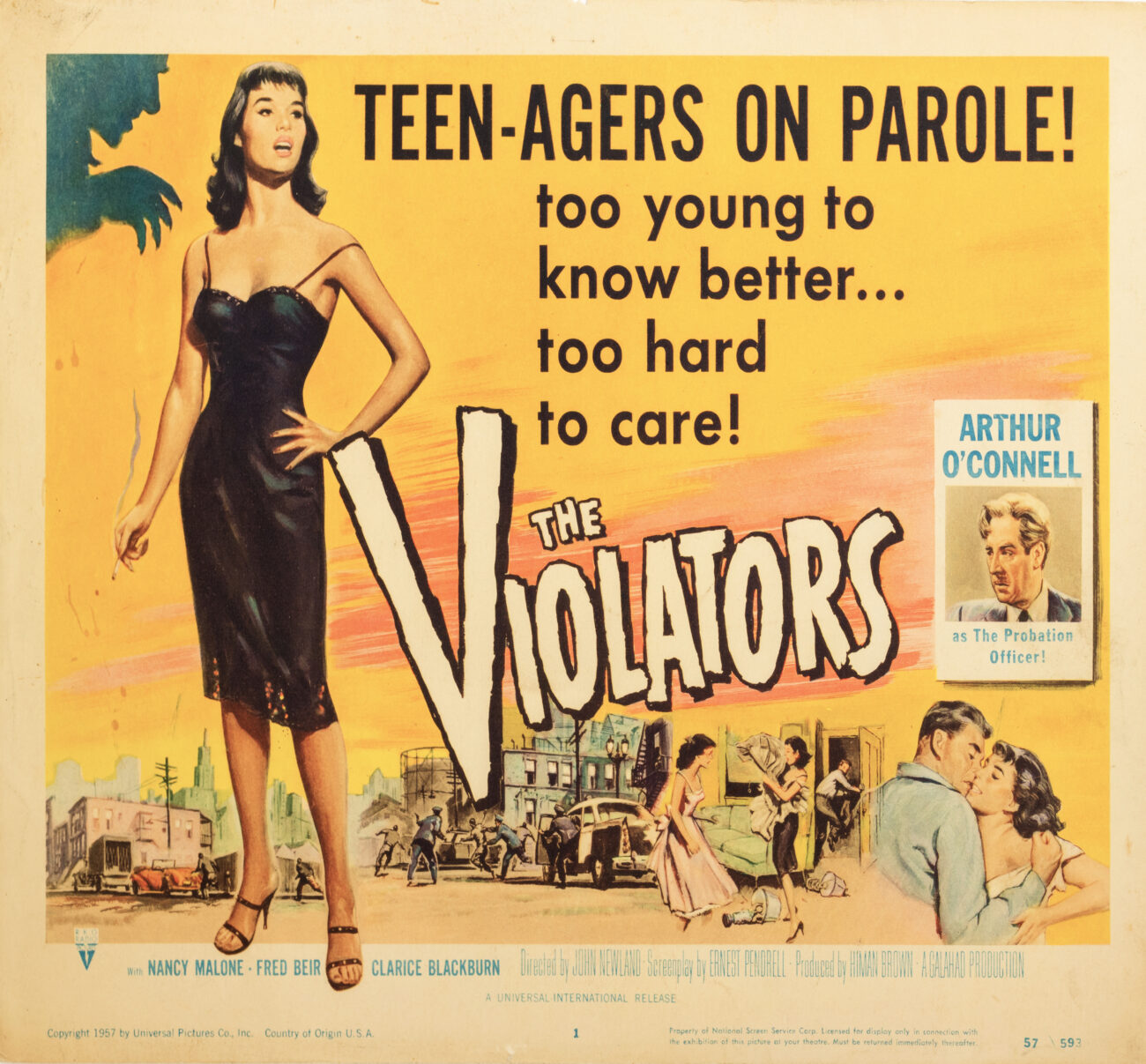 The Violators 1957 Vintage Lobby Card #1 - Galerie Prints - Premium ...